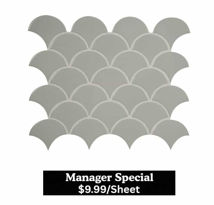 WARM GREY SCALLOP - Rivalda Ceramic Tiles Inc